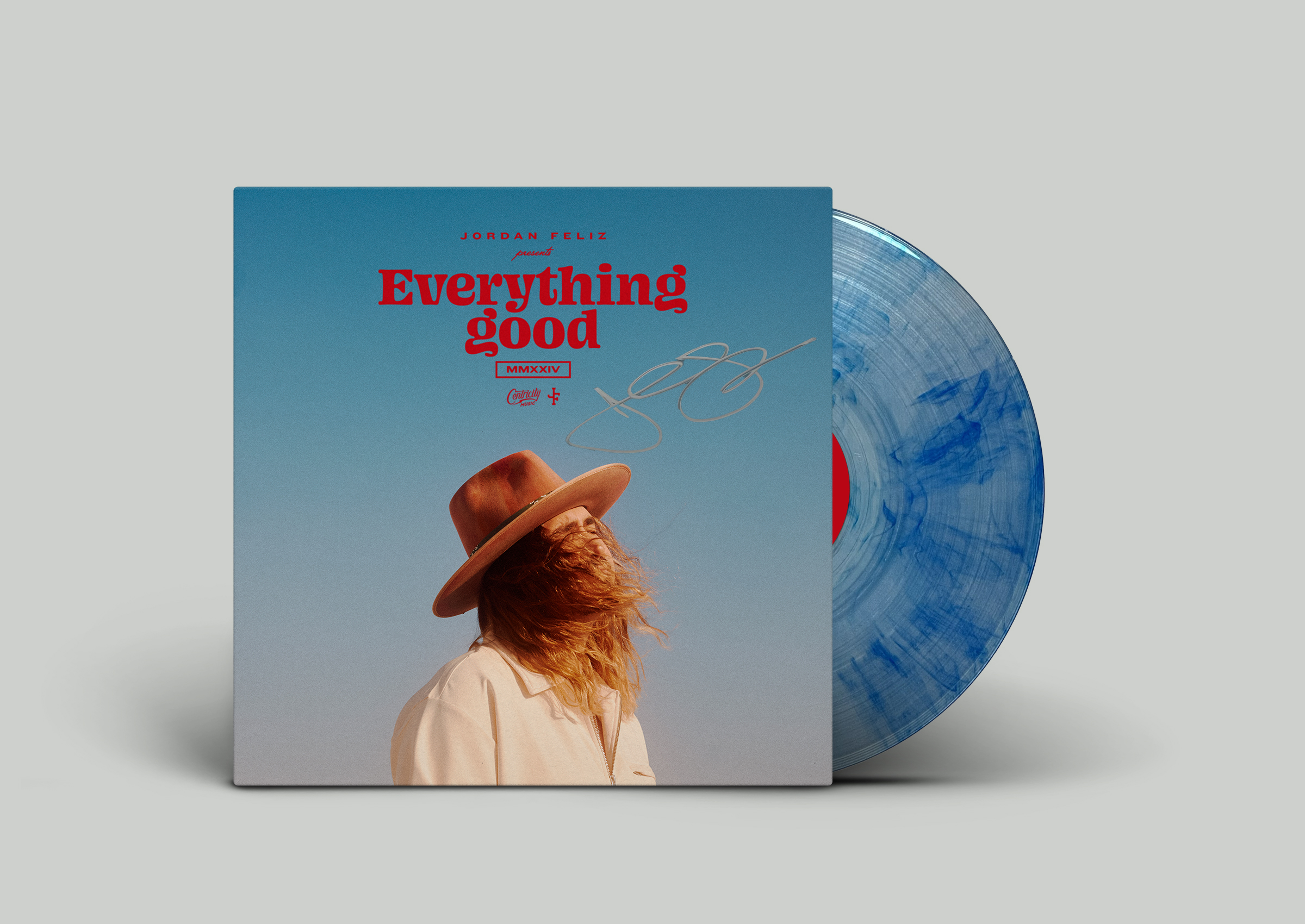 Jordan Feliz | Everything Good (Signed Clear/Blue Swirl Vinyl)